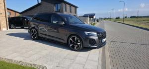 Pelēks Audi Q7 2023 Šauļi, ar dzinēja tilpumu 3.00 L un nobraukumu 38 tūkst. km par 62500 €, foto  vietnē AUTOMOTO.COM.LV