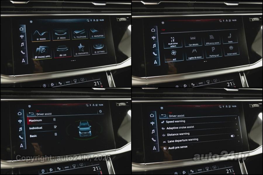 Серый Ауди Ку 7 2023 в Тарту, объемом двигателя 3.00 л и пробегом 74 тыс. км за 62900 €, фото 23 на AUTOMOTO.COM.LV
