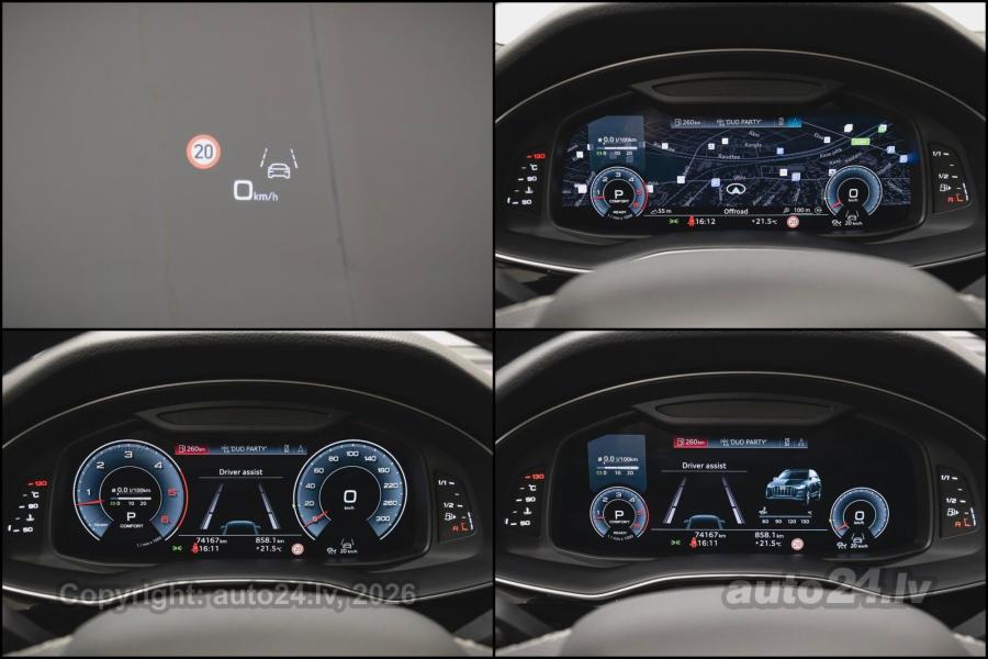 Серый Ауди Ку 7 2023 в Тарту, объемом двигателя 3.00 л и пробегом 74 тыс. км за 62900 €, фото 25 на AUTOMOTO.COM.LV