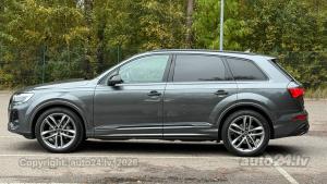 Grey Audi Q7 2024 in Tallinn, with an engine capacity of 3.00 L and mileage of 46 thousand km for 76900 €, photo 5 on AUTOMOTO.COM.LV