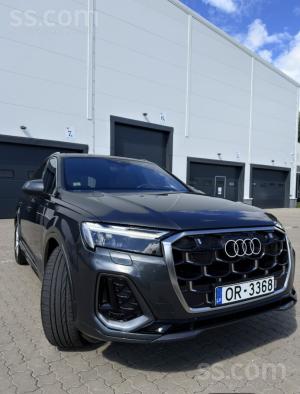 Pelēks Audi Q7 2024 Rīga, ar dzinēja tilpumu 3.00 L un nobraukumu 40 tūkst. km par 60900 €, foto  vietnē AUTOMOTO.COM.LV