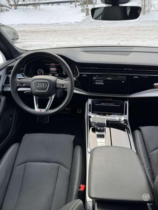 Grey Audi Q7 2025 in Vilnius, with an engine capacity of 2.97 L and mileage of 13 thousand km for 82500 €, photo 11 on AUTOMOTO.COM.LV