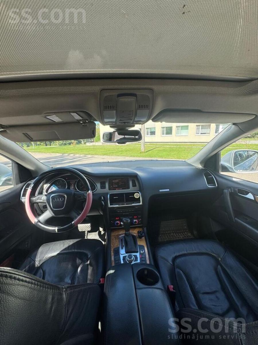 Pelēks Audi Q7 2008 Cēsis, ar dzinēja tilpumu 3.00 L un nobraukumu 375 tūkst. km par 5800 €, foto 7 vietnē AUTOMOTO.COM.LV