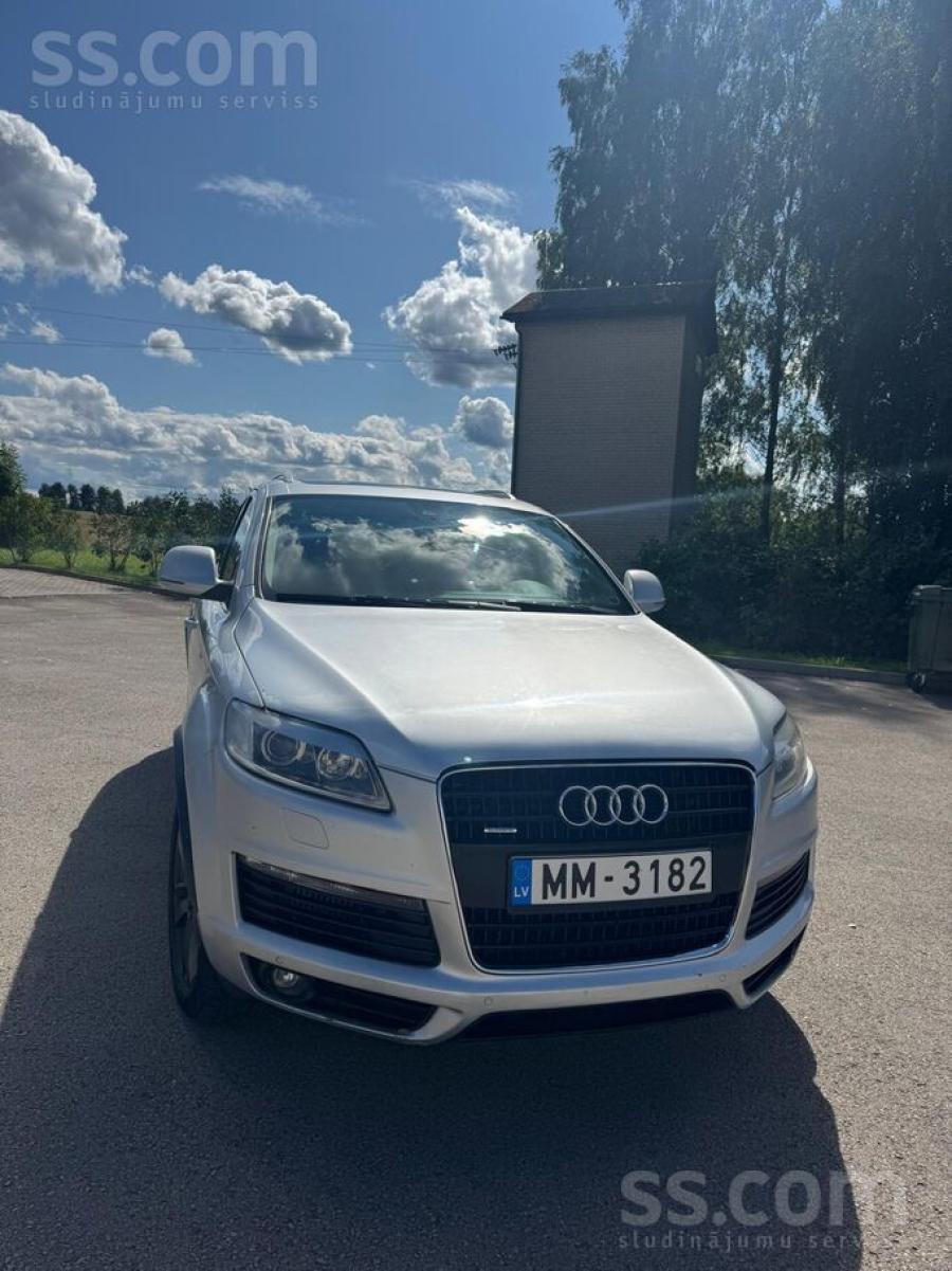 Pelēks Audi Q7 2008 Cēsis, ar dzinēja tilpumu 3.00 L un nobraukumu 375 tūkst. km par 5800 €, foto 9 vietnē AUTOMOTO.COM.LV