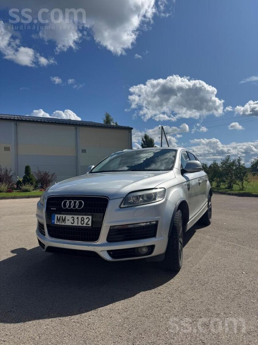Pelēks Audi Q7 2008 Cēsis, ar dzinēja tilpumu 3.00 L un nobraukumu 375 tūkst. km par 5800 €, foto 10 vietnē AUTOMOTO.COM.LV