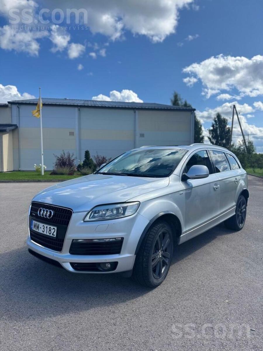 Pelēks Audi Q7 2008 Cēsis, ar dzinēja tilpumu 3.00 L un nobraukumu 375 tūkst. km par 5800 €, foto 13 vietnē AUTOMOTO.COM.LV