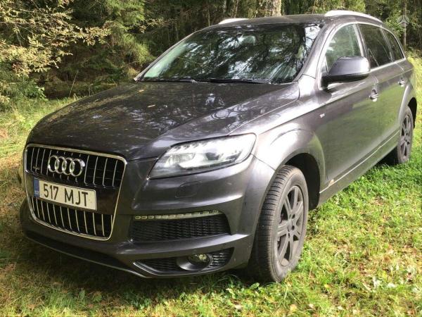 Grey Audi Q7 2015 in Tartu, with an engine capacity of 2.97 L and mileage of 0 thousand km for 9990 €, photo 11 on AUTOMOTO.COM.LV