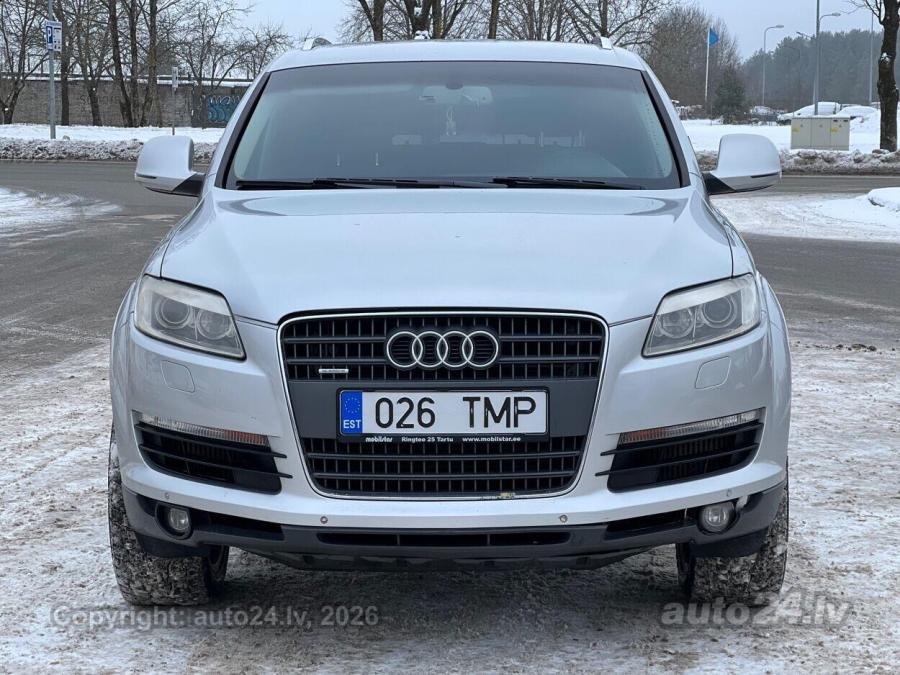 Grey Audi Q7 2006 in Narva, with an engine capacity of 3.00 L and mileage of 345 thousand km for 3799 €, photo 14 on AUTOMOTO.COM.LV