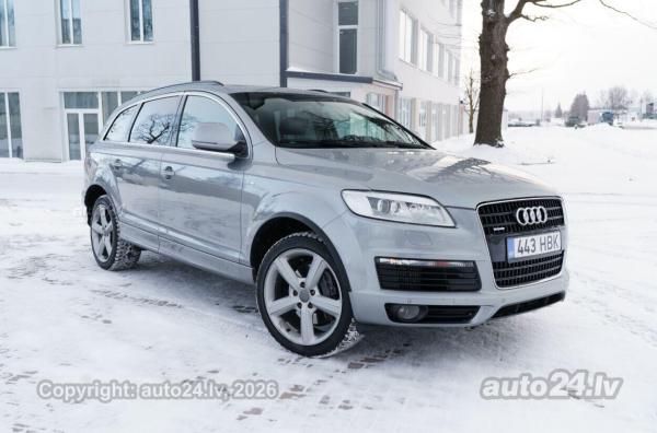 Grey Audi Q7 2007 in Tartu, with an engine capacity of 3.00 L and mileage of 297 thousand km for 6500 €, photo 3 on AUTOMOTO.COM.LV