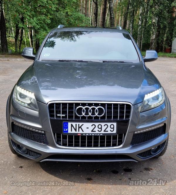 Pelēks Audi Q7 2012 Rīga, ar dzinēja tilpumu 3.00 L un nobraukumu 290 tūkst. km par 13200 €, foto 5 vietnē AUTOMOTO.COM.LV