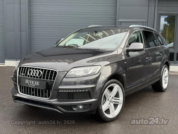 Grey Audi Q7 2014 in Tallinn, with an engine capacity of 3.00 L and mileage of 113 thousand km for 19995 €, photo 3 on AUTOMOTO.COM.LV