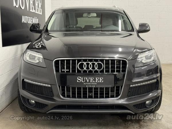 Grey Audi Q7 2014 in Tallinn, with an engine capacity of 3.00 L and mileage of 113 thousand km for 19995 €, photo 7 on AUTOMOTO.COM.LV