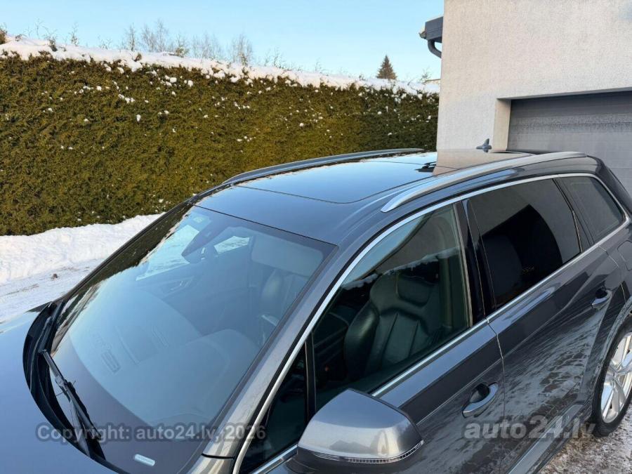 Grey Audi Q7 2016 in Parnu, with an engine capacity of 2.97 L and mileage of 197 thousand km for 23800 €, photo 6 on AUTOMOTO.COM.LV
