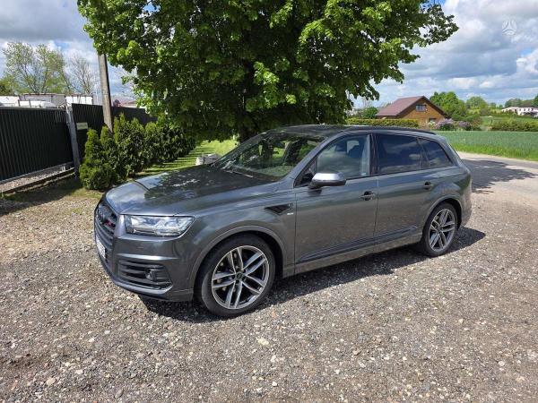 Grey Audi Q7 2016 in Marijampole, with an engine capacity of 0.00 L and mileage of 263 thousand km for 31500 €, photo 1 on AUTOMOTO.COM.LV