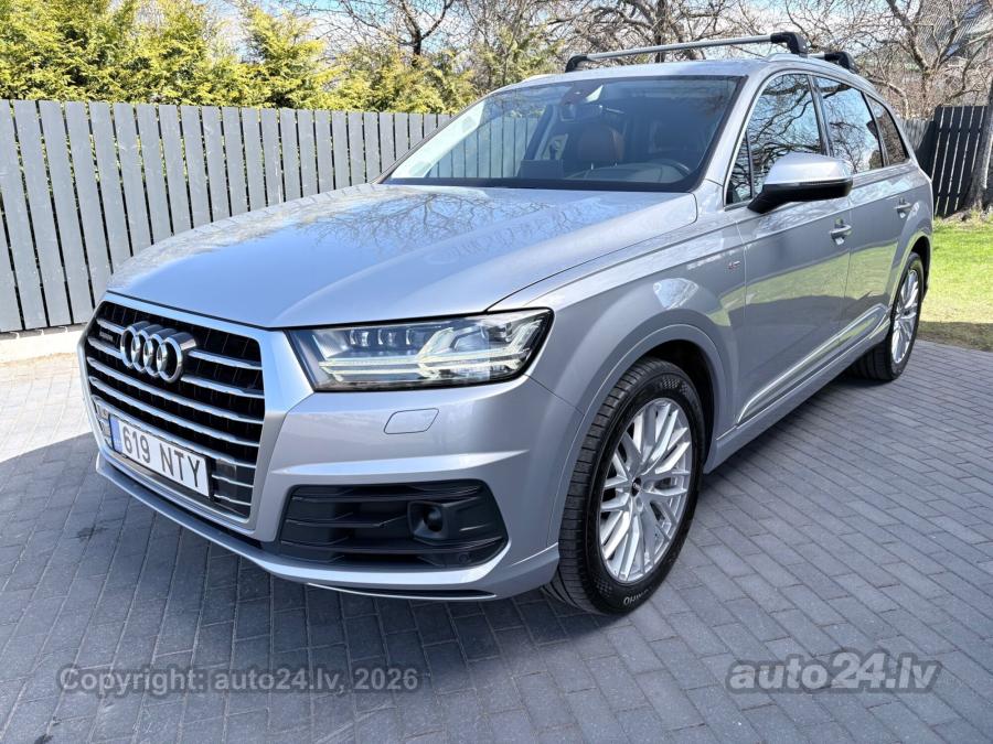 Grey Audi Q7 2017 in Tallinn, with an engine capacity of 3.00 L and mileage of 192 thousand km for 27900 €, photo 1 on AUTOMOTO.COM.LV
