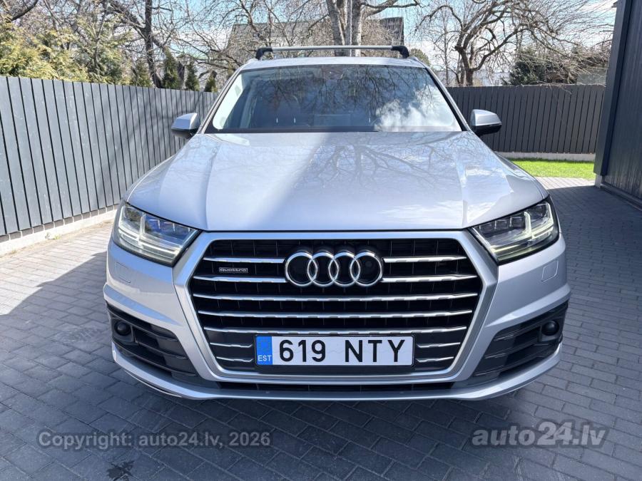 Grey Audi Q7 2017 in Tallinn, with an engine capacity of 3.00 L and mileage of 192 thousand km for 27900 €, photo 3 on AUTOMOTO.COM.LV