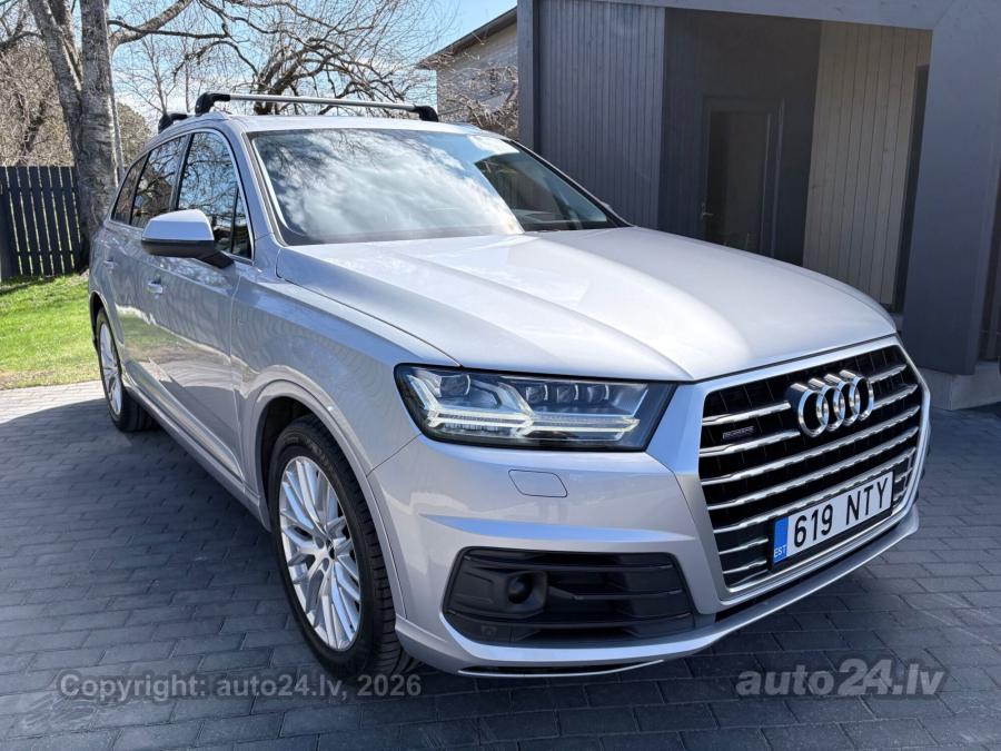 Grey Audi Q7 2017 in Tallinn, with an engine capacity of 3.00 L and mileage of 192 thousand km for 27900 €, photo 4 on AUTOMOTO.COM.LV