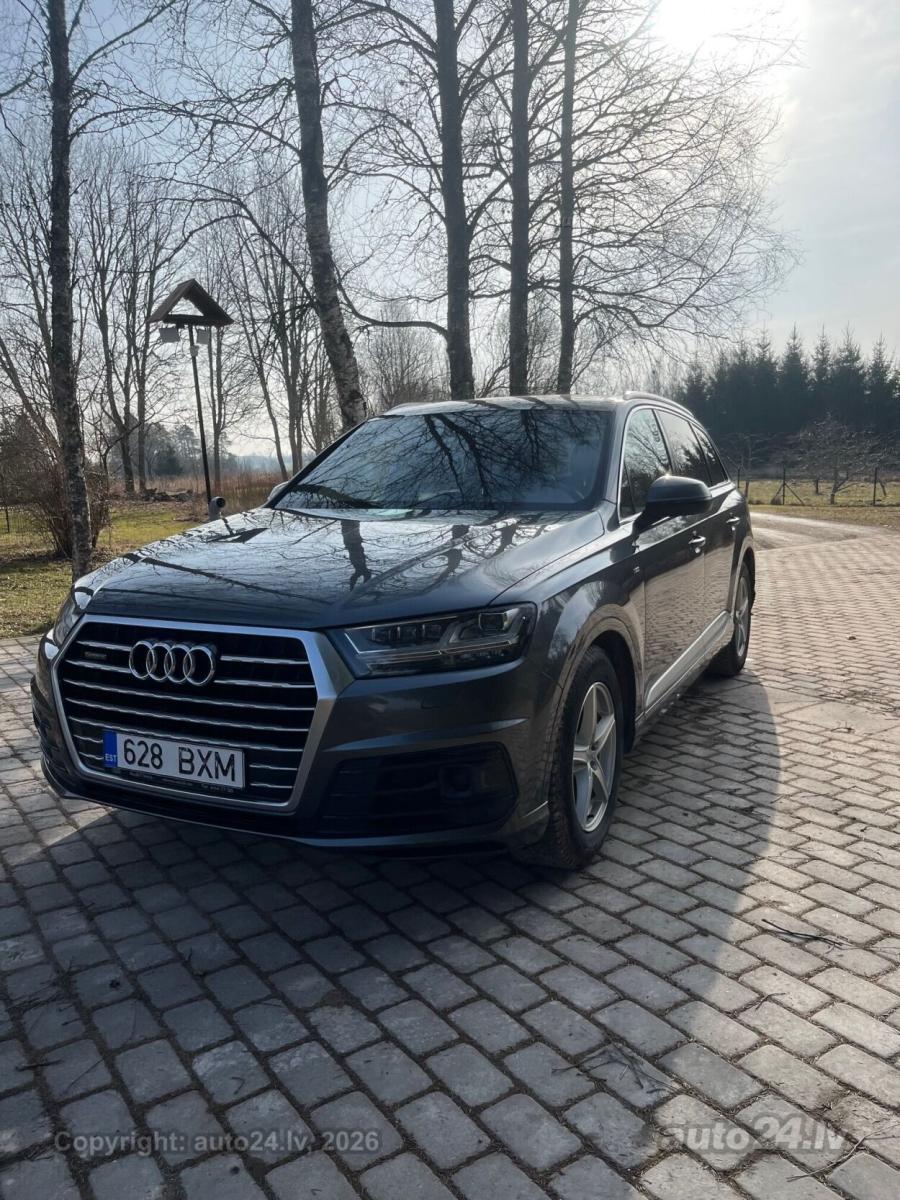 Grey Audi Q7 2018 in Tallinn, with an engine capacity of 3.00 L and mileage of 188 thousand km for 29500 €, photo 2 on AUTOMOTO.COM.LV