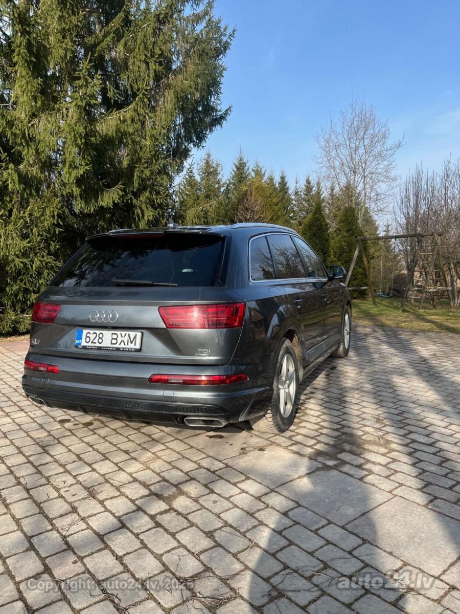 Grey Audi Q7 2018 in Tallinn, with an engine capacity of 3.00 L and mileage of 188 thousand km for 29500 €, photo 3 on AUTOMOTO.COM.LV