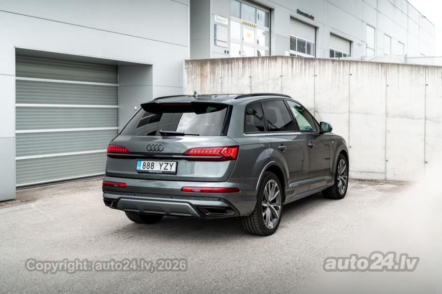 Grey Audi Q7 2020 in Tartu, with an engine capacity of 3.00 L and mileage of 81 thousand km for 52900 €, photo 12 on AUTOMOTO.COM.LV