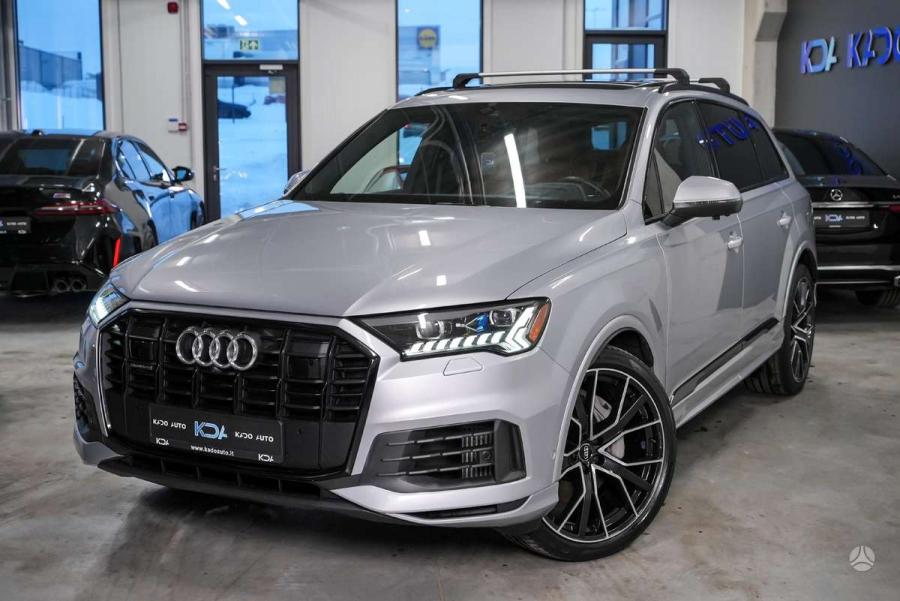 Pelēks Audi Q7 2022 Kauņa, ar dzinēja tilpumu 3.00 L un nobraukumu 80 tūkst. km par 44950 €, foto 5 vietnē AUTOMOTO.COM.LV