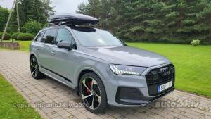 Pelēks Audi Q7 2023 Tallina, ar dzinēja tilpumu 3.00 L un nobraukumu 68 tūkst. km par 54900 €, foto  vietnē AUTOMOTO.COM.LV