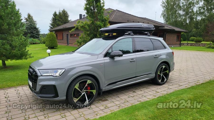 Pelēks Audi Q7 2023 Tallina, ar dzinēja tilpumu 3.00 L un nobraukumu 68 tūkst. km par 54900 €, foto 2 vietnē AUTOMOTO.COM.LV