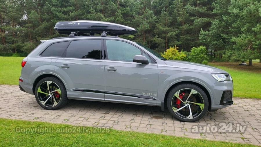 Pelēks Audi Q7 2023 Tallina, ar dzinēja tilpumu 3.00 L un nobraukumu 68 tūkst. km par 54900 €, foto 4 vietnē AUTOMOTO.COM.LV