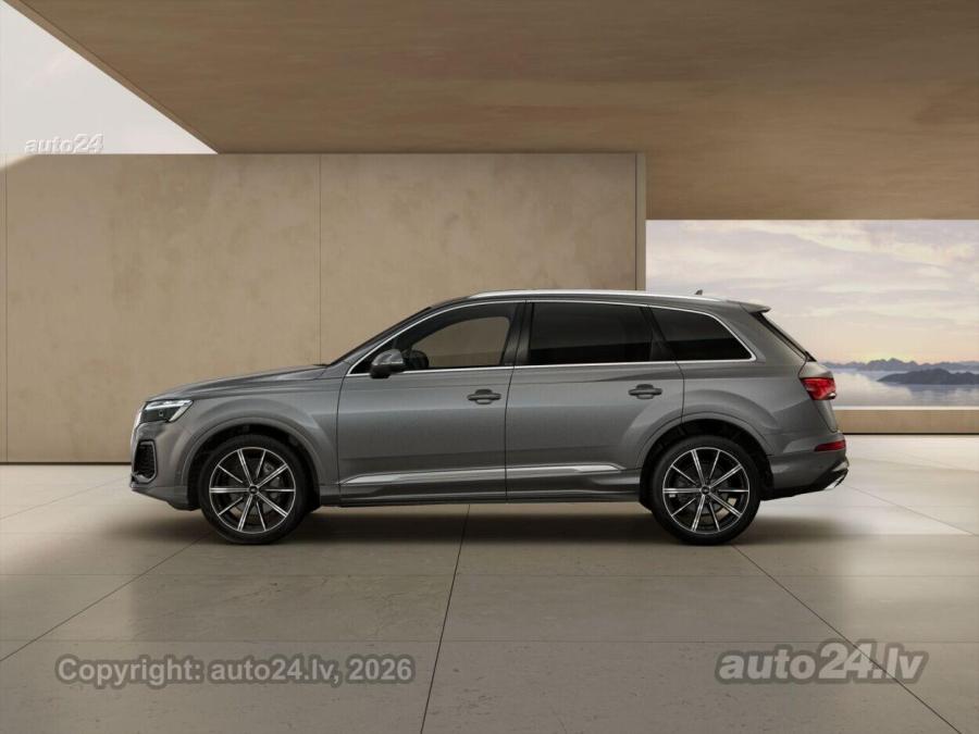 Grey Audi Q7 2026 in Tallinn, with an engine capacity of 3.00 L and mileage of 10 thousand km for 82900 €, photo 3 on AUTOMOTO.COM.LV