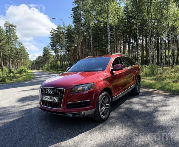 Sarkans Audi Q7 2011 Rīga, ar dzinēja tilpumu 3.00 L un nobraukumu 302 tūkst. km par 8990 €, foto 1 vietnē AUTOMOTO.COM.LV