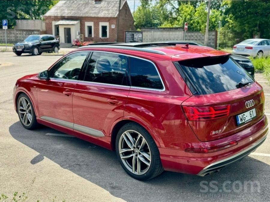 Красный Ауди Ку 7 2017 в Даугавпилс, объемом двигателя 4.00 л и пробегом 252 тыс. км за 28500 €, фото 8 на AUTOMOTO.COM.LV