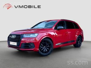 Sarkans Audi Q7 2018 Rīga, ar dzinēja tilpumu 4.00 L un nobraukumu 112 tūkst. km par 48990 €, foto  vietnē AUTOMOTO.COM.LV