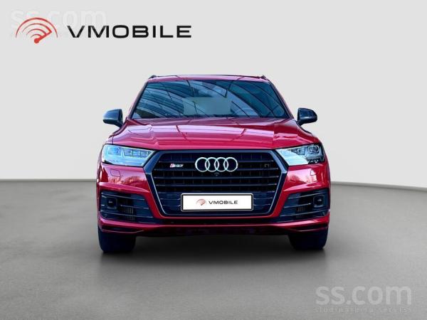 Red Audi Q7 2018 in Riga, with an engine capacity of 4.00 L and mileage of 112 thousand km for 48990 €, photo 3 on AUTOMOTO.COM.LV