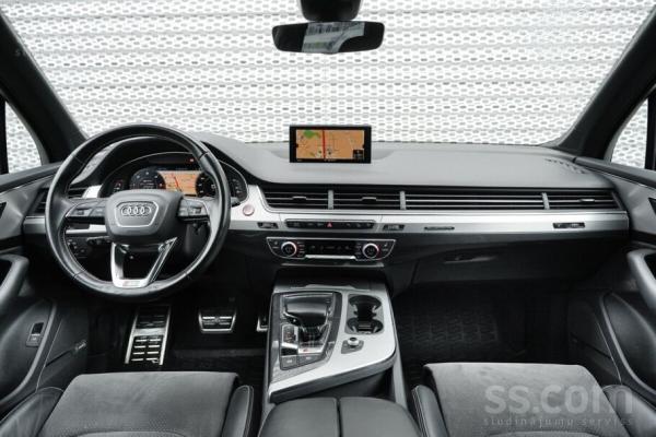 Red Audi Q7 2018 in Riga, with an engine capacity of 4.00 L and mileage of 85 thousand km for 45000 €, photo 7 on AUTOMOTO.COM.LV