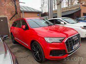 Sarkans Audi Q7 2023 Rīga, ar dzinēja tilpumu 3.00 L un nobraukumu 48 tūkst. km par 48500 €, foto 4 vietnē AUTOMOTO.COM.LV