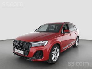 Красный Ауди Ку 7 2025 в Рига, объемом двигателя 3.00 л и пробегом 11 тыс. км за 67900 €, фото  на AUTOMOTO.COM.LV