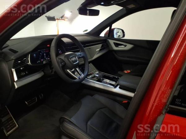 Red Audi Q7 2025 in Riga, with an engine capacity of 3.00 L and mileage of 11 thousand km for 67900 €, photo 3 on AUTOMOTO.COM.LV