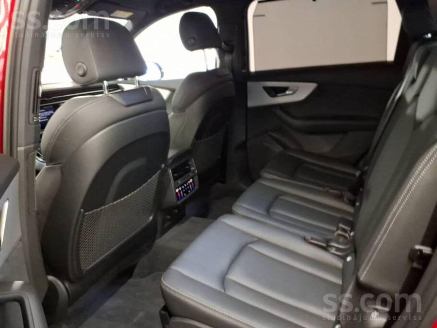 Red Audi Q7 2025 in Riga, with an engine capacity of 3.00 L and mileage of 11 thousand km for 67900 €, photo 10 on AUTOMOTO.COM.LV