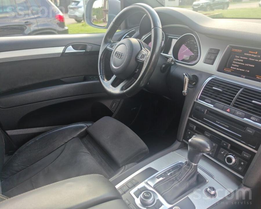 Violets Audi Q7 2012 Rīga, ar dzinēja tilpumu 3.00 L un nobraukumu 298 tūkst. km par 9000 €, foto 6 vietnē AUTOMOTO.COM.LV
