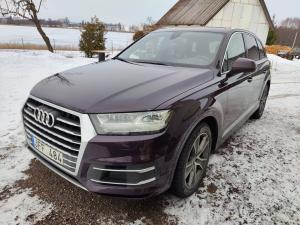 Violets Audi Q7 2016 Viļņa, ar dzinēja tilpumu 3.00 L un nobraukumu 211 tūkst. km par 19000 €, foto  vietnē AUTOMOTO.COM.LV