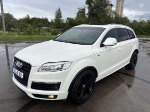 White Audi Q7 2007 in Kaunas, with an engine capacity of 4.16 L and mileage of 200 thousand km for 7999 €, photo 4 on AUTOMOTO.COM.LV
