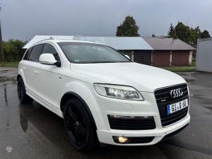 White Audi Q7 2007 in Kaunas, with an engine capacity of 4.16 L and mileage of 200 thousand km for 7999 €, photo 6 on AUTOMOTO.COM.LV