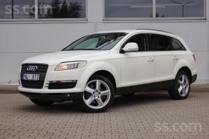 Balts Audi Q7 2007 Rīga, ar dzinēja tilpumu 3.60 L un nobraukumu 215 tūkst. km par 3495 €, foto  vietnē AUTOMOTO.COM.LV