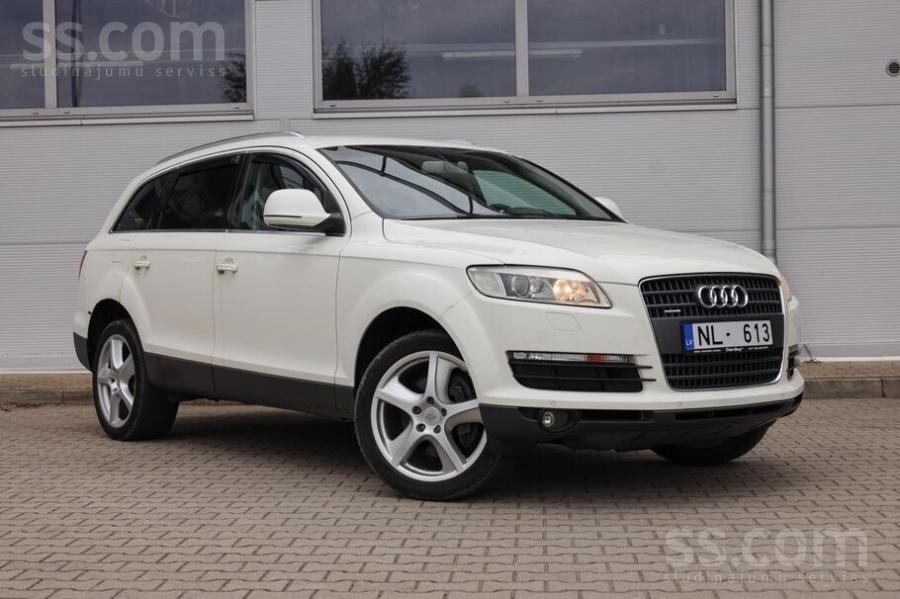 Balts Audi Q7 2007 Rīga, ar dzinēja tilpumu 3.60 L un nobraukumu 215 tūkst. km par 3495 €, foto 4 vietnē AUTOMOTO.COM.LV