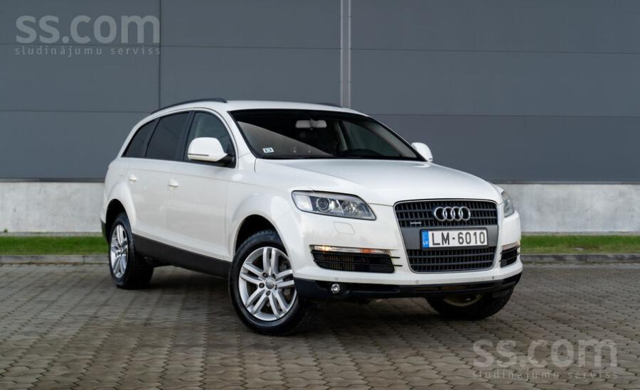 Balts Audi Q7 2008 Rīga, ar dzinēja tilpumu 3.00 L un nobraukumu 395 tūkst. km par 7990 €, foto 3 vietnē AUTOMOTO.COM.LV