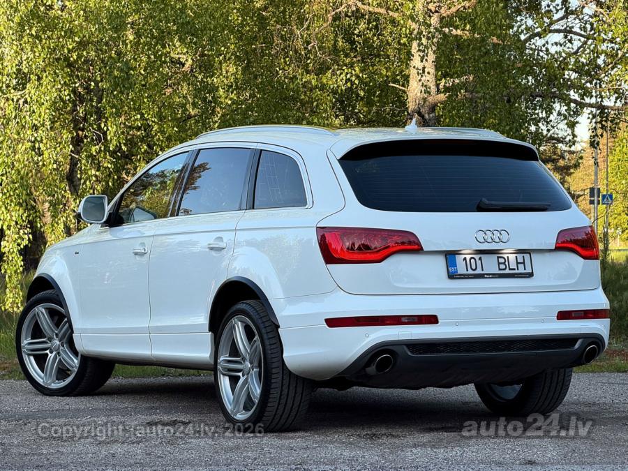 White Audi Q7 2009 in Tallinn, with an engine capacity of 3.60 L and mileage of 288 thousand km for 8500 €, photo 7 on AUTOMOTO.COM.LV