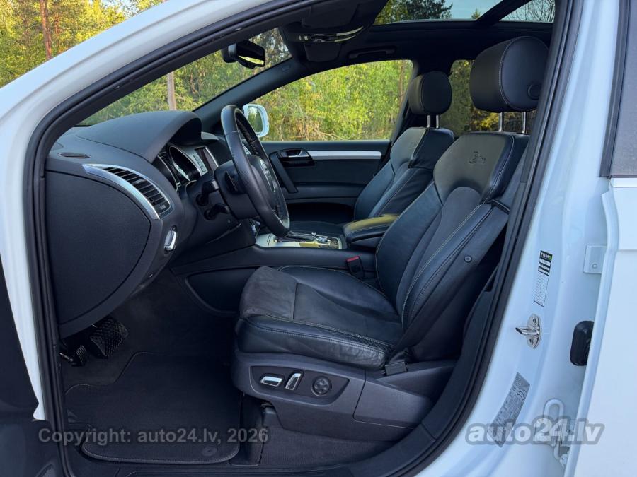 White Audi Q7 2009 in Tallinn, with an engine capacity of 3.60 L and mileage of 288 thousand km for 8500 €, photo 13 on AUTOMOTO.COM.LV