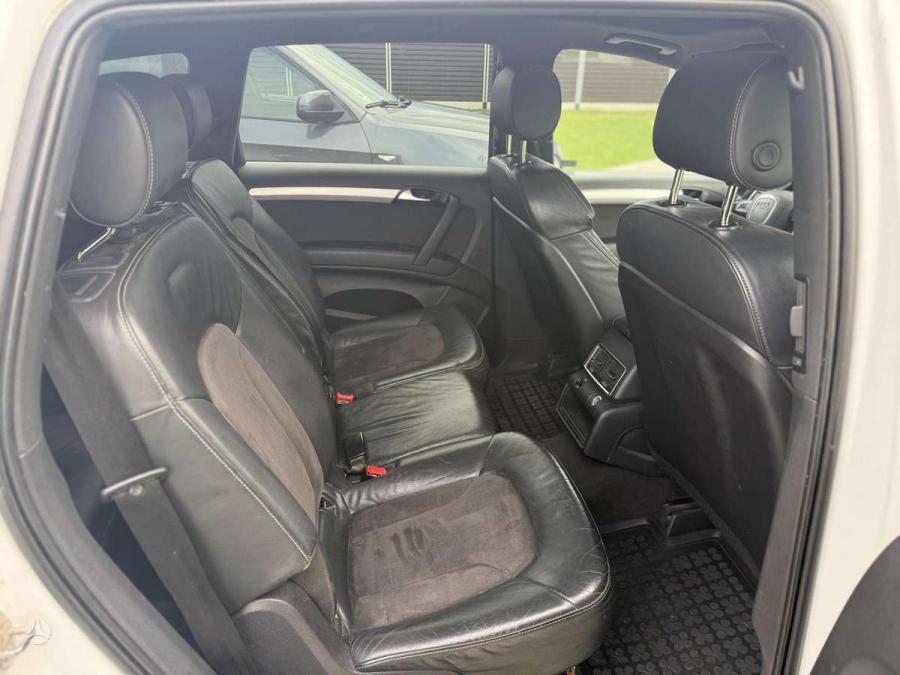 Balts Audi Q7 2009 Marijampole, ar dzinēja tilpumu 2.97 L un nobraukumu 317 tūkst. km par 8500 €, foto 13 vietnē AUTOMOTO.COM.LV