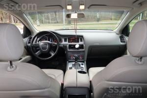 White Audi Q7 2009 in Ogre, with an engine capacity of 3.00 L and mileage of 355 thousand km for 8220 €, photo 8 on AUTOMOTO.COM.LV