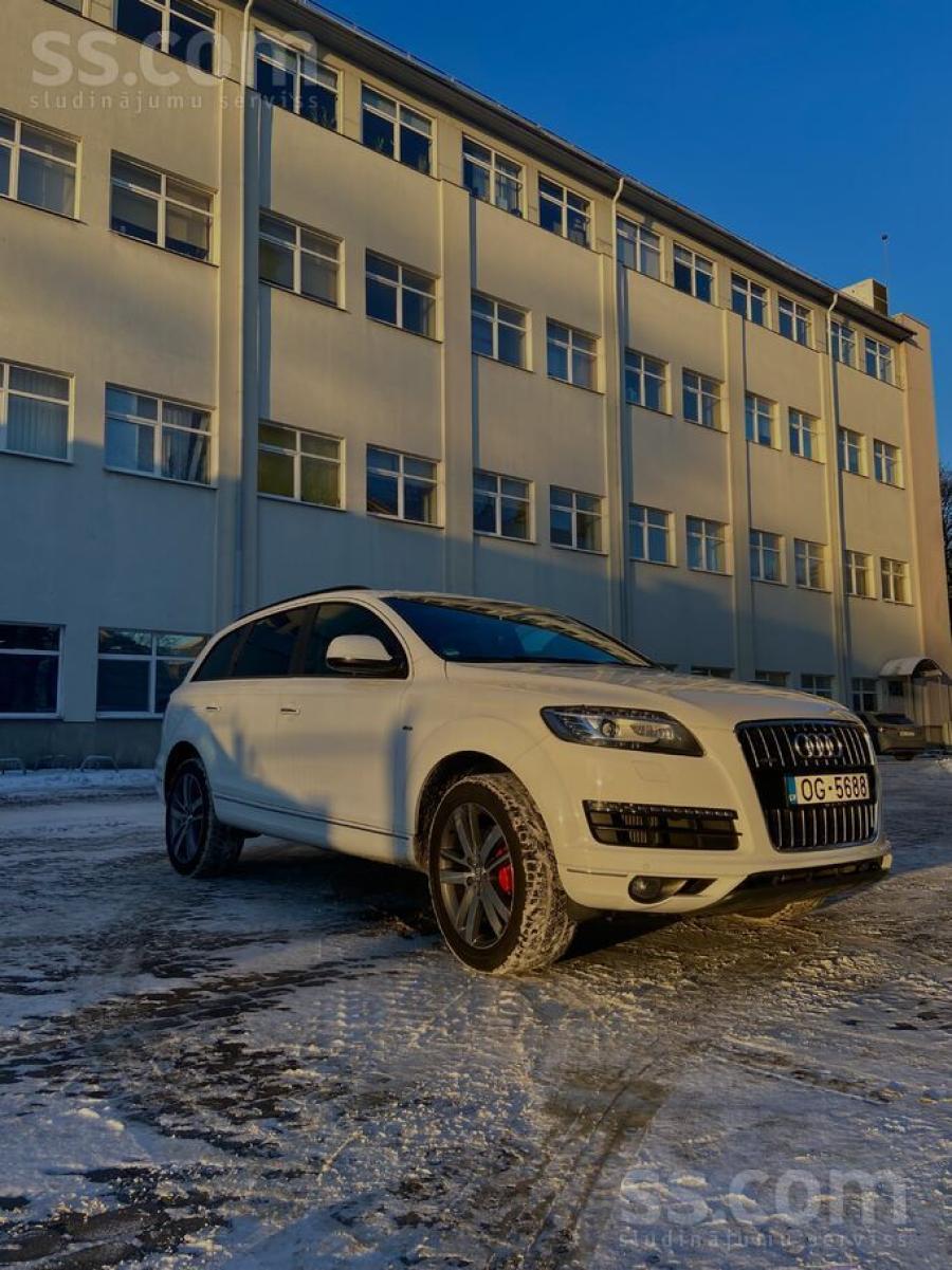 Balts Audi Q7 2009 Rīga, ar dzinēja tilpumu 3.00 L un nobraukumu 305 tūkst. km par 10500 €, foto 6 vietnē AUTOMOTO.COM.LV